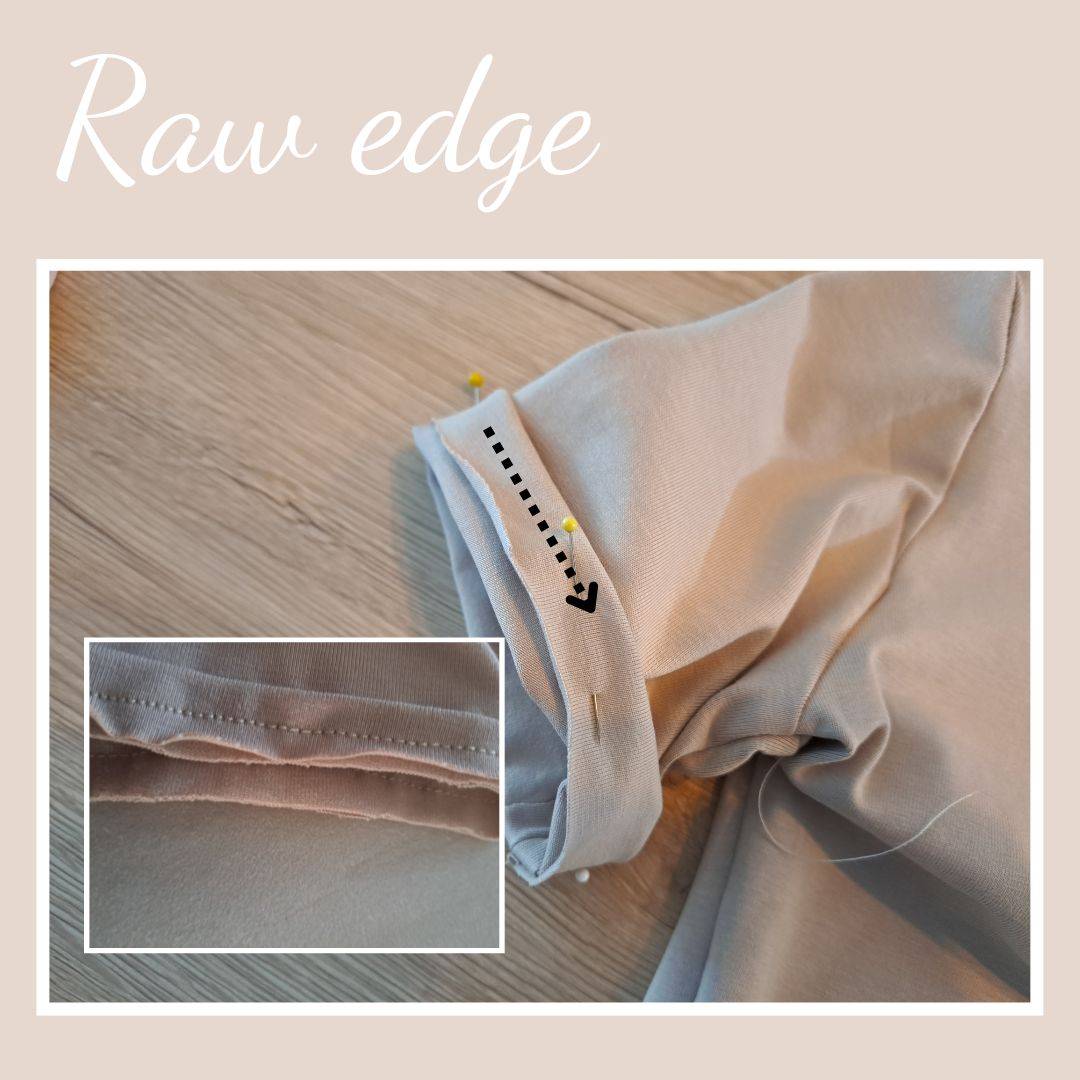 Een raw edge afwerking? Zo maak je dat - VanZussies